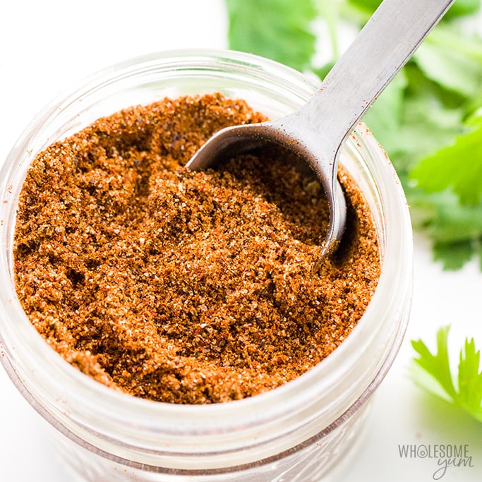 Wholesomeyum Gluten Free Keto Low Carb Taco Seasoning Recipe 4 With